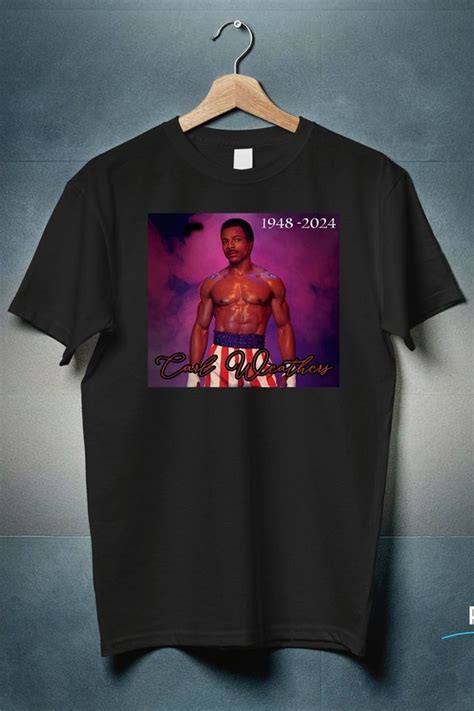 Carl Weathers Shirt Rest In Peace Carl Weathers Rip Tribute Shirt Sold
