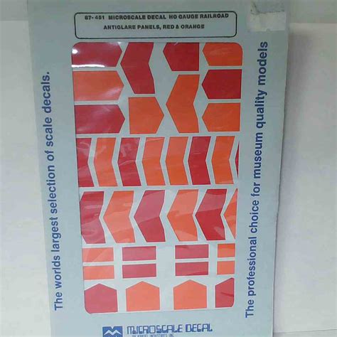 Microscale Decals Ho Scale Pd Hobby Shop