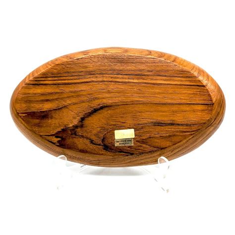 1970s Artisan Crafted Teak Wood Bowl Chairish