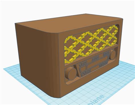 3d Vintage Radio Stl File Etsy