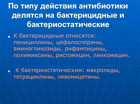 Клиническая фармация антибиотиков