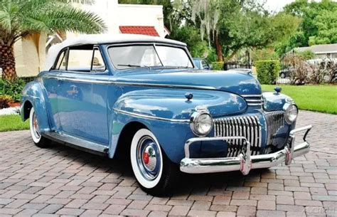 1941 Desoto Custom Series S8c Convertible Beautiful Example For Sale