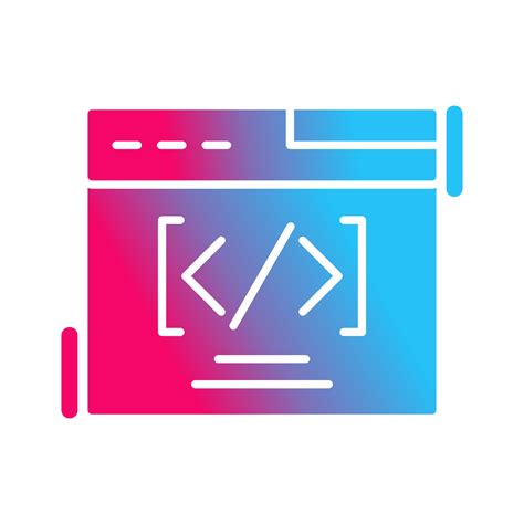 Web Coding Vector Icon 19776984 Vector Art At Vecteezy