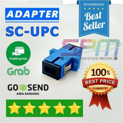 Jual Jual Adapter Fiber Optik Adapter Sc Upc Biru Adapter Sambungan
