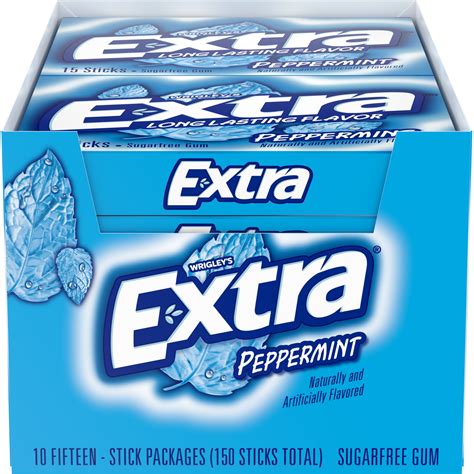 Extra Peppermint Gum 10 Ct15 Pc 1129 At Costco