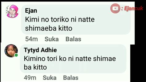 Kimi No Toriko Meme Parodi Lyrics Facebook Sumertime Youtube