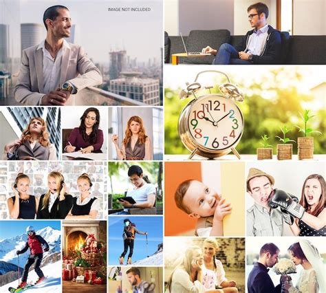 Efeito De Moldura De Colagem De Fotos Mockup Psd Premium