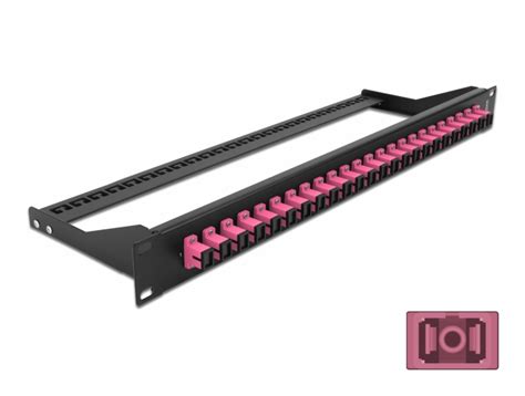 Patch Panel 19 Cu 24 X Sc Om4 Multi Mode Simplex Delock 43384