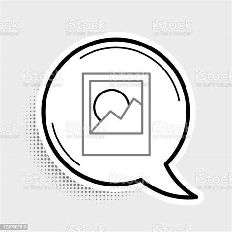 線相框圖示在灰色背景上隔離五顏六色的大綱概念向量向量圖形及更多剪裁圖圖片 剪裁圖 圖示 外型 Istock