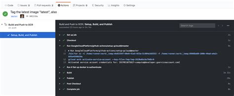 Using Github Actions To Build And Push Images To Google Container Registry