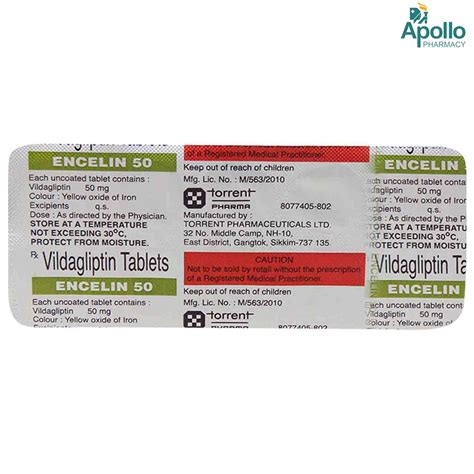 Encelin 50 Tablet 10 S Price Uses Side Effects Composition Apollo