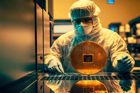 Wafer Semiconductor Manufacturing In Advanced Technological Laboratory