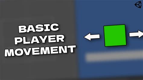 Unity2d Basic Player Movement Tutorial Youtube