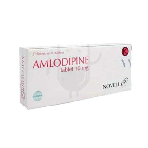 Jual AMLODIPINE BESILATE NOVELL 10 MG BOX 30 TABLET Di Seller Apotek