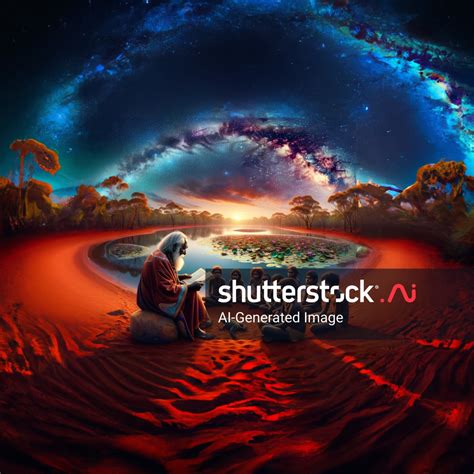 Aboriginal Elder Passing On Knowledge Aboriginal Imagen Generada Por Ia 2415062337 Shutterstock