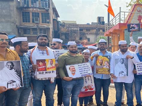 Congress Leaders Protest In Raipur Surat Court Sentencing Rahul Gandhi