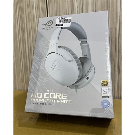 全新華碩rog Strix Go Core Moonlight White 有線耳機 蝦皮購物