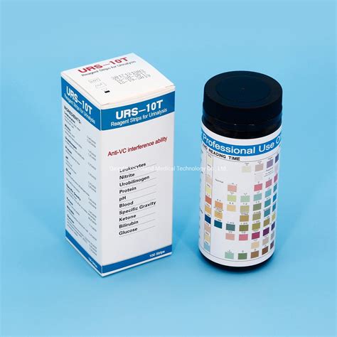 Urinalysis Reagent Test Paper Analysis Urs 10t Urine 10 Parameters Test