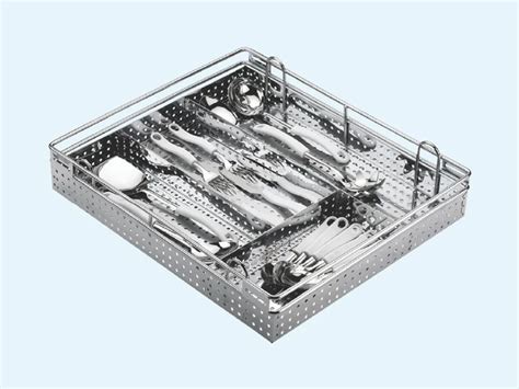 Stainless Steel Cutlery Basket At Best Price In Mumbai By Steel Craft