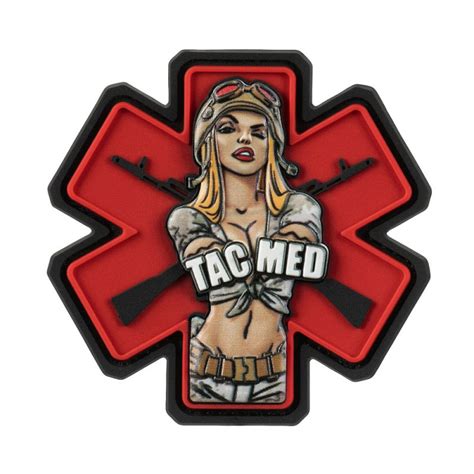 Tacmed Pvc Patch Original Pin Up Design