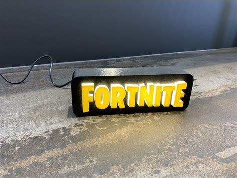 Stl File Fortnite Light Lampara Fortnite Lamp Fortnite・model To