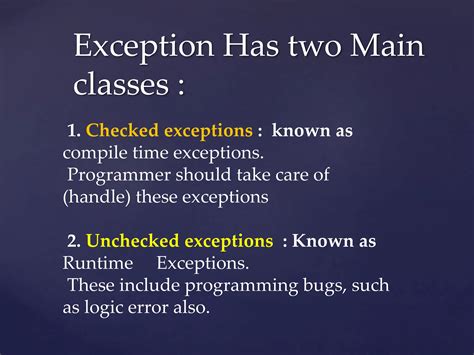 Exception Handlingfinallycatchthrowthrowstrypptx
