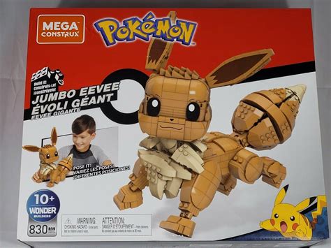 Mega Construx Pokemon Jumbo Eevee Construction Set 3849249622