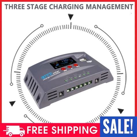 12v24v Solar Controller Backlight Display 10a20a30a Solar Power