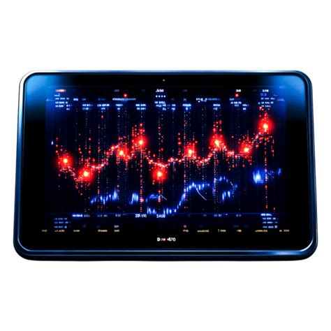 Data Visualization On Digital Screen With Charts And Graphs 57465191 Png