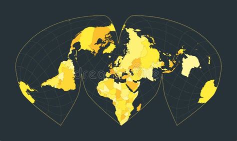 Sinu Mollweide Projection Stock Illustrations 78 Sinu Mollweide