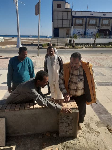إنشاء ممشى سياحي بمنطقة كيلو 8 بمدينة سفاجا صور بوابة الأهرام