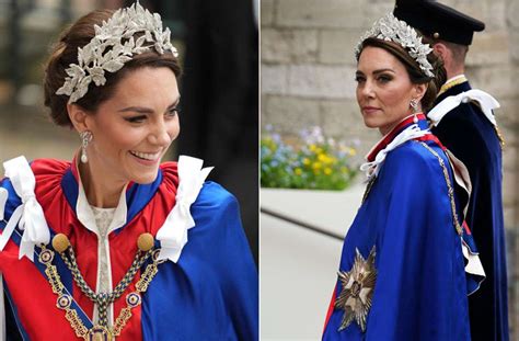 Prinzessin Kate bei der Krönung Welchen Umhang trug sie über ihrem