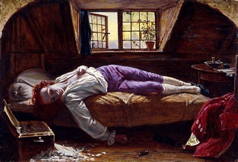 Chatterton The Death Of Chatterton — Henry Wallis