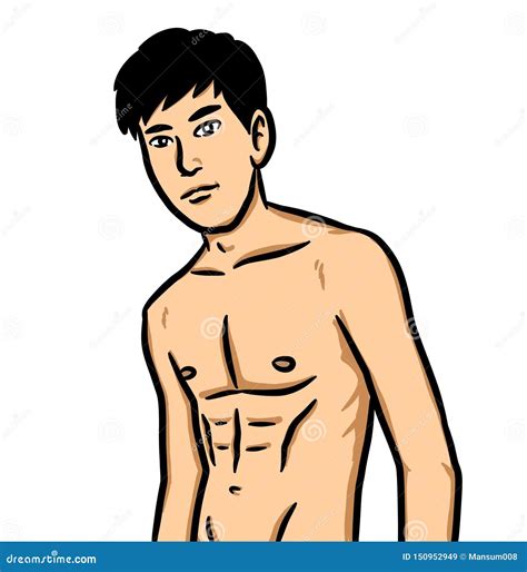 Cartoon Man On White Background Stock Illustration Illustration Of Design Body