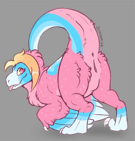 Rule 34 Anus Dinosaur Dromaeosaurid Feathers Female Feral Fur
