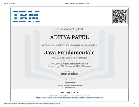 Ibm Java Certification Learning Softwaredevelopment Mca