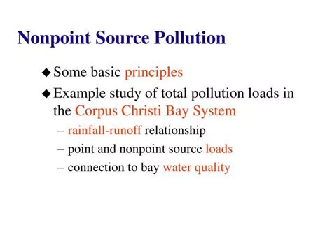 Ppt Nonpoint Source Pollution Powerpoint Presentation Free Download Id 1257309