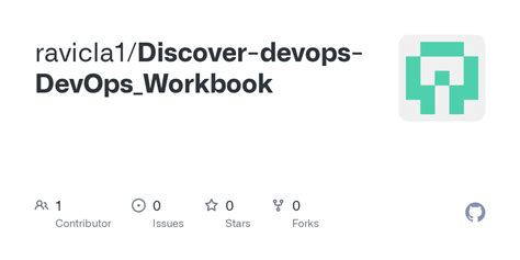 github ravicla1 discover devops devops workbook
