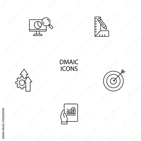 Vetor De Dmaic Is An Acronym For Define Measure Analyze Improve And