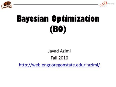ppt bayesian optimization bo powerpoint presentation free download