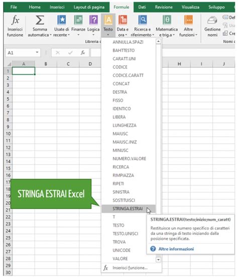 Stringa Estrai Excel Funzione Testo Excel Per Tutti