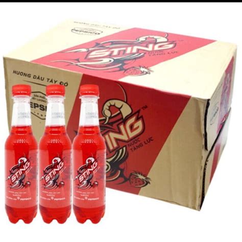 Sting Energy Drink Strawberry Flavor 330ml X24 Bottles Parallel