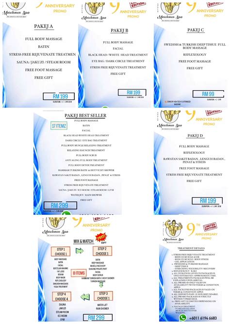 Pakej Dan Promosi Musclemen Spa