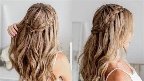 How To Do A Waterfall Braid Tutorial Hairstyle In 2023 Waterfall