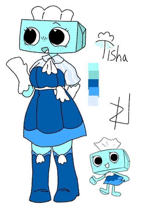 Tisha From Hit Game Dandys World Art Tools Drawing World Art Dandy