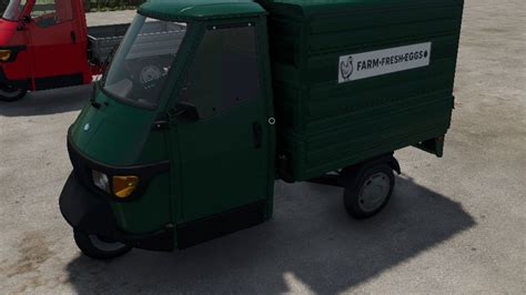 Piaggio Ape 50 Van V1 0 0 0 Fs25 Mod Farming Simulator 22 Mod