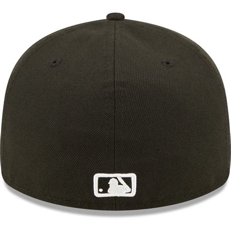 New Era New York Mets Black And White Low Profile 59fifty Fitted Hat