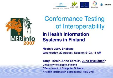 Ppt Conformance Testing Of Interoperability Powerpoint Presentation