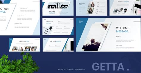 Getta Investor Pitch Deck Powerpoint Template Masterbundles