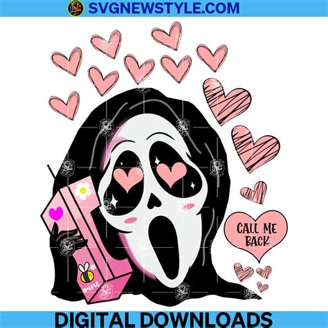 Ghost Face Calling Png Ghostface Calling Funny Halloween Png Scream
